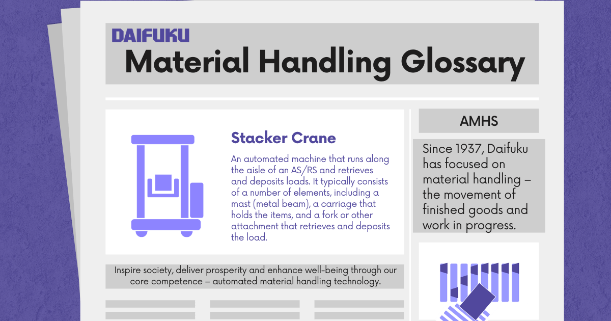 物料搬運術語表|解決方案 |大福